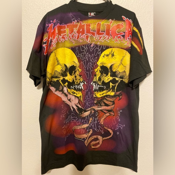 Shirts | Metallica Aop Band Tshirt Single Stitch | Poshmark